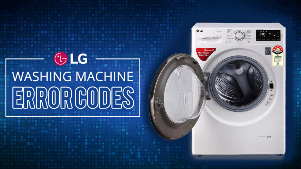LG Washing Machine Error Codes - Listed 2025